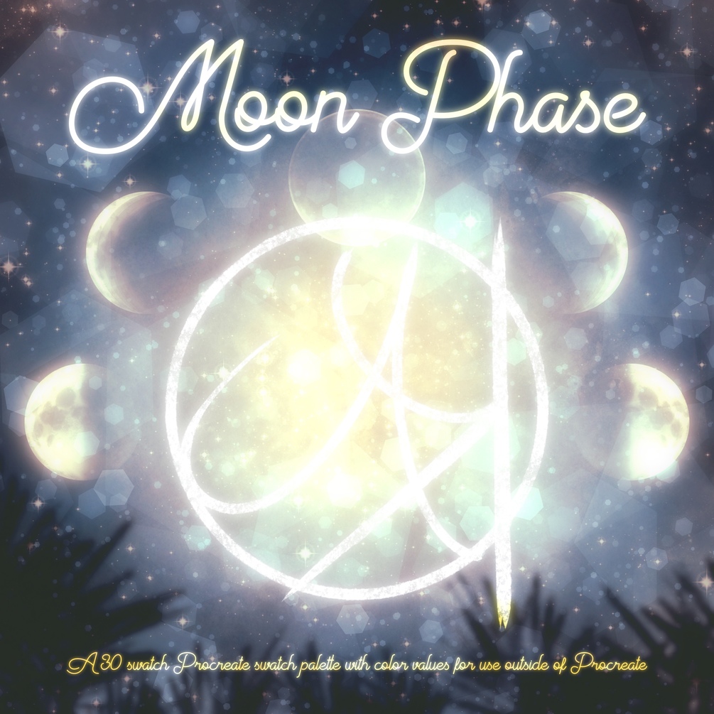 Moon Phase: A Procreate Swatch Palette