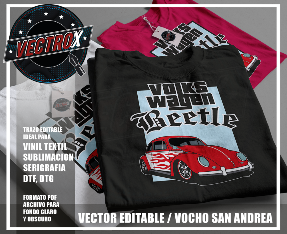 Vector Editable - Vocho San Andreas