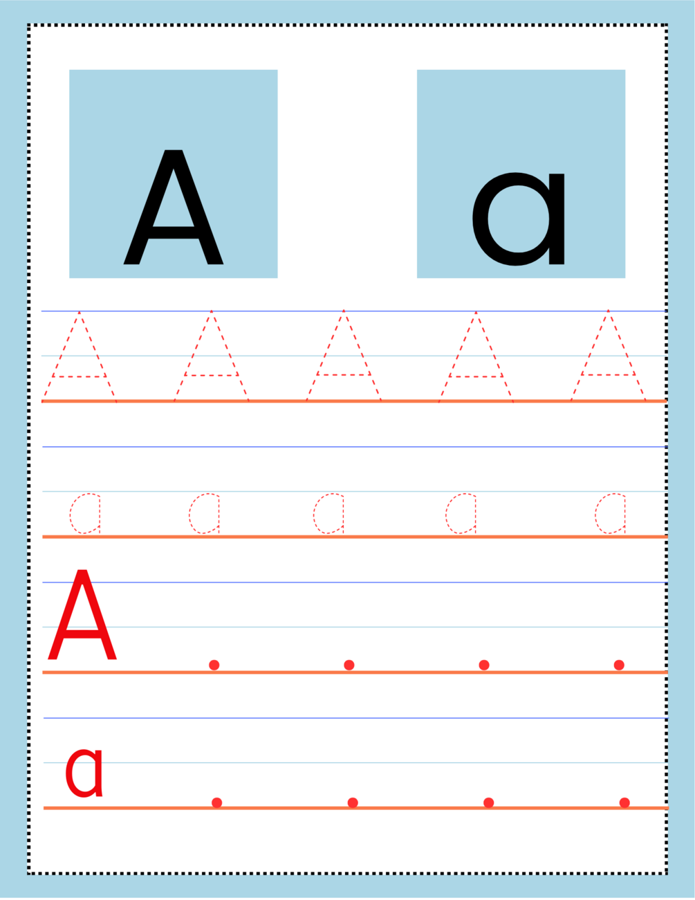 Alphabet Tracing and Handwriting Practice – Printable PDF Workbook for Kids