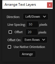 【After Effects Script】SRT Converter