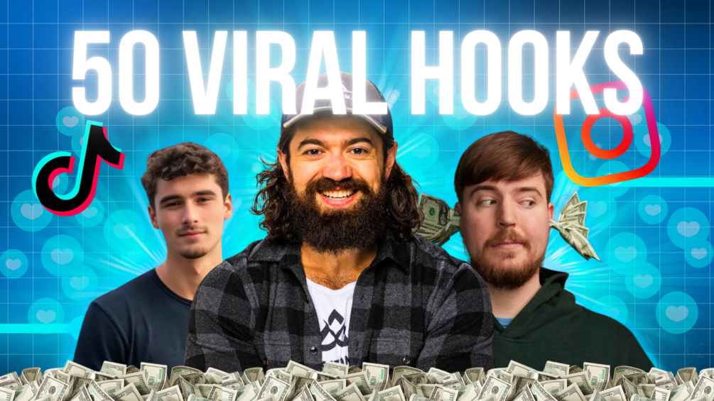 FREE Viral Hook Library (50+ Hooks)