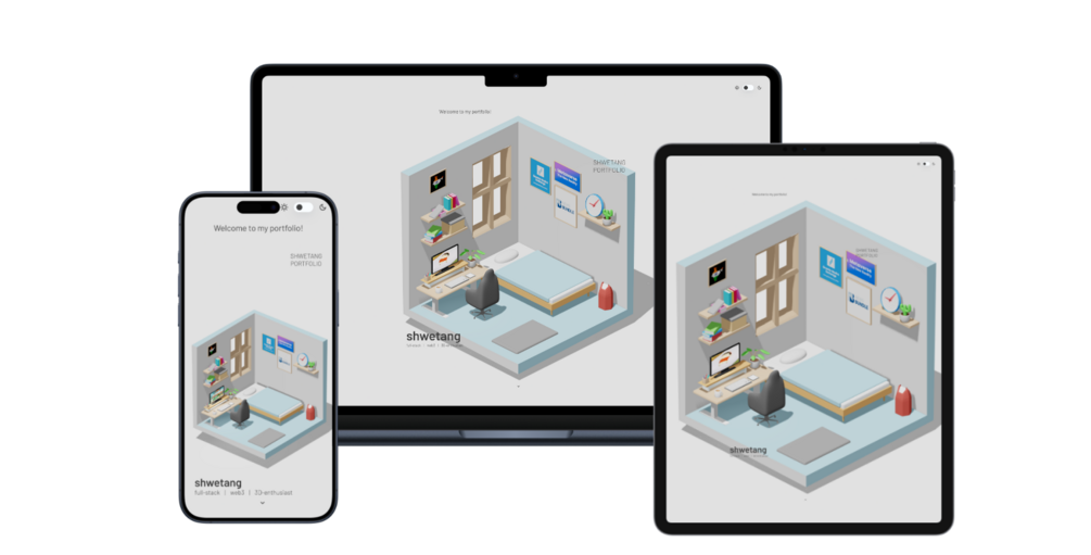 3D Room Portfolio - Drunk Designer