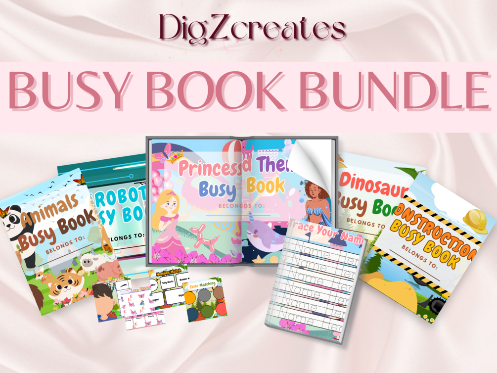 BUSY BOOKS BUNDLE | DIGZCREATES