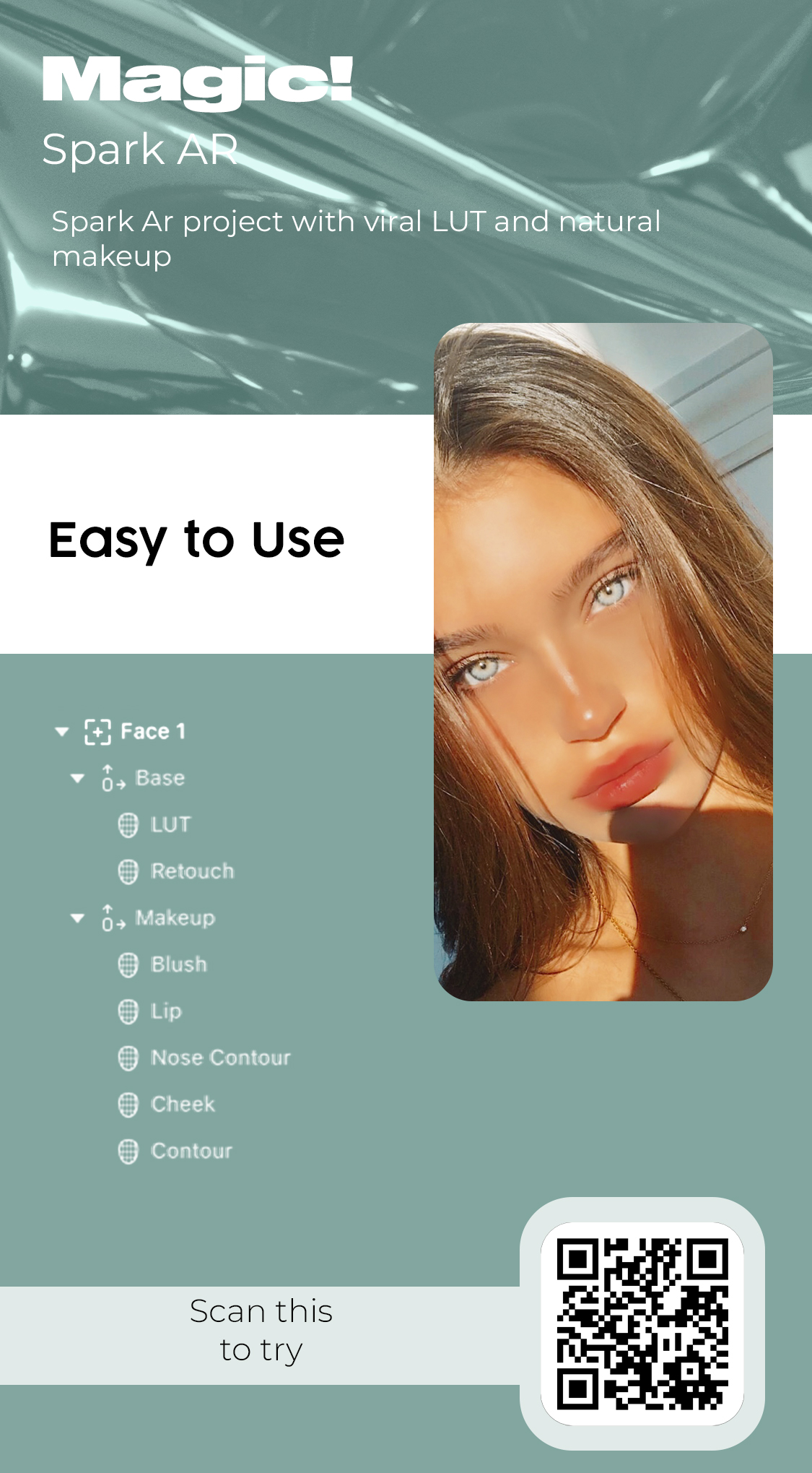 Magic! Spark AR Filter - LUT + Natural Makeup