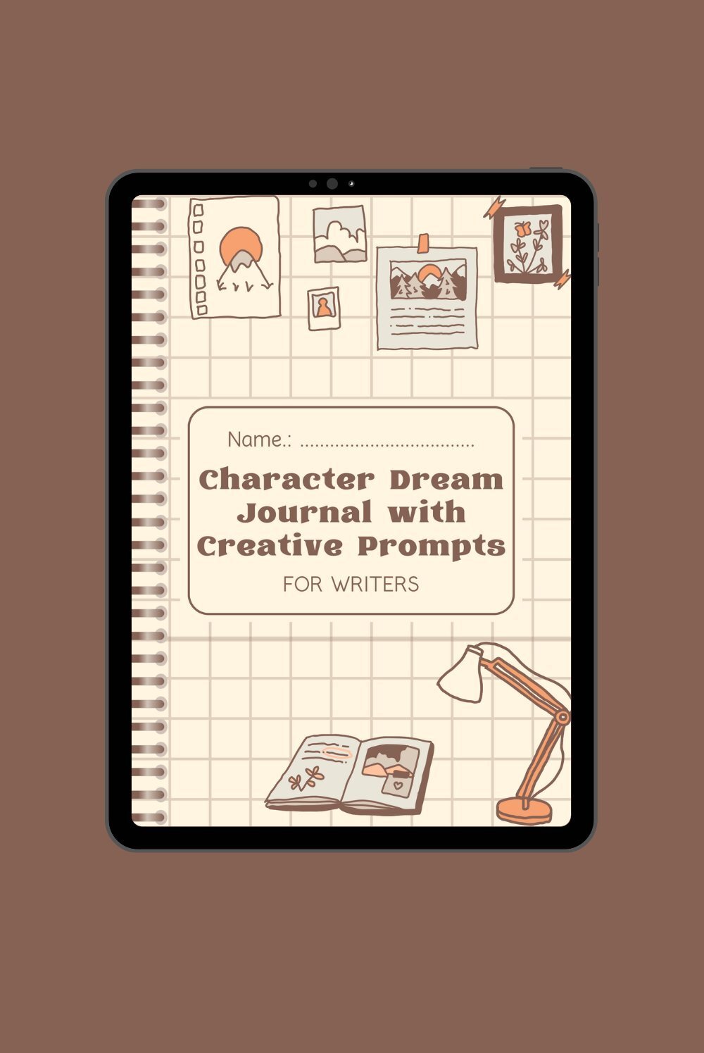 Character Dream Journal with Creative Prompts to help brainstorm and ...