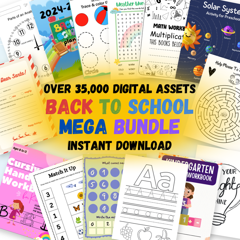 BACK TO SCHOOL Mega Bundle