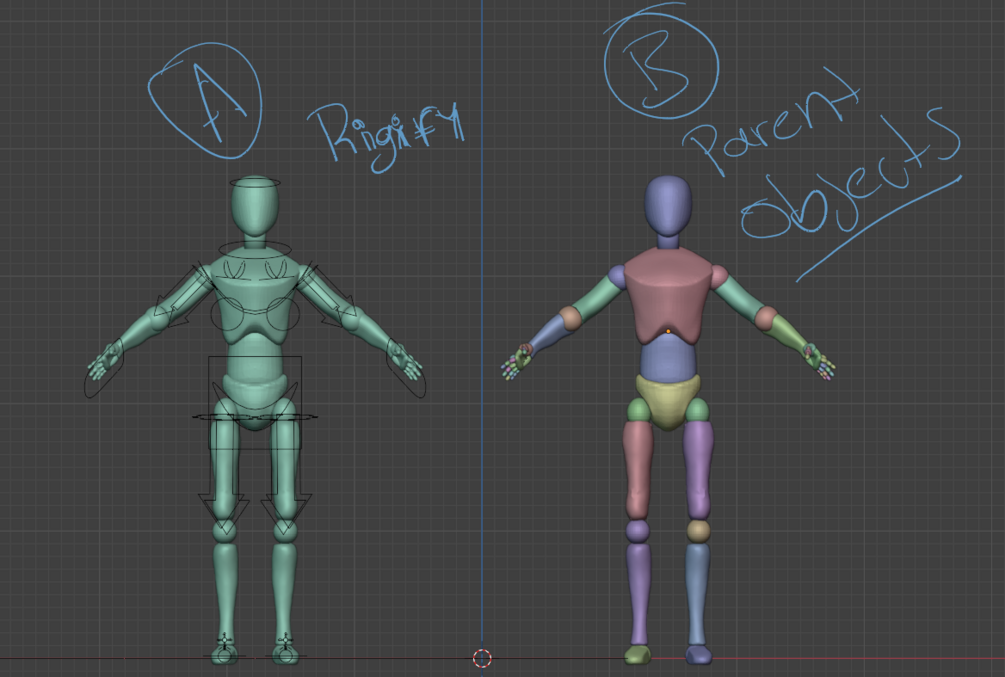 Esqueletos (Base Mesh) base BLENDER