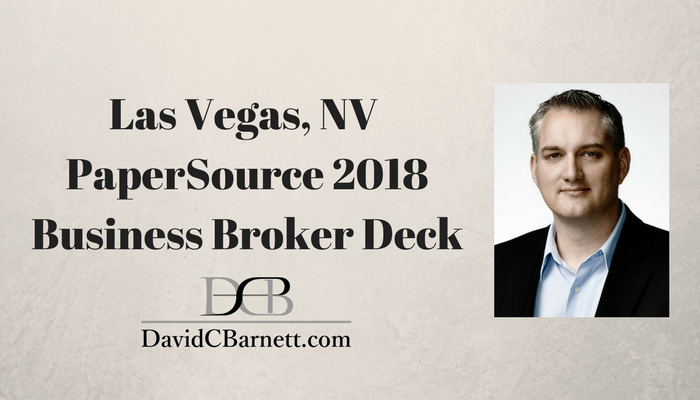 Note opportunities in business succession Note broker deck