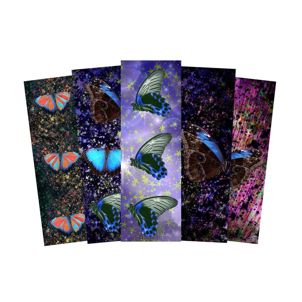 Butterfly Bookmarks Bundle, Printable 5 Pack, Book Lover's Must-Have ...