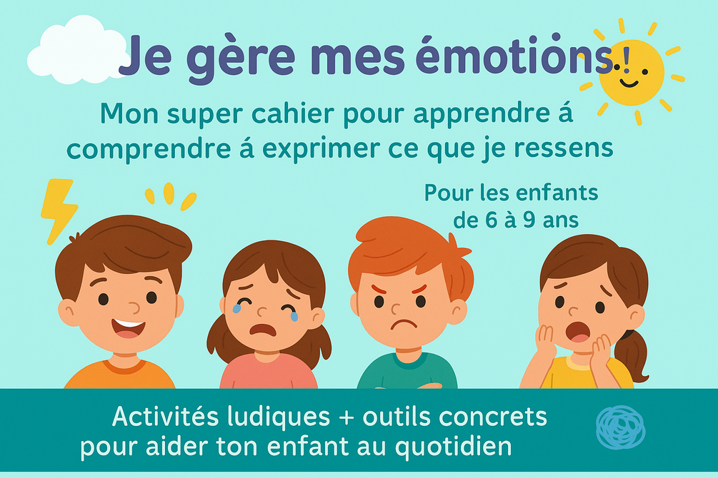 Je gère mes émotions ! Cahier d’activités illustré pour les enfants de ...