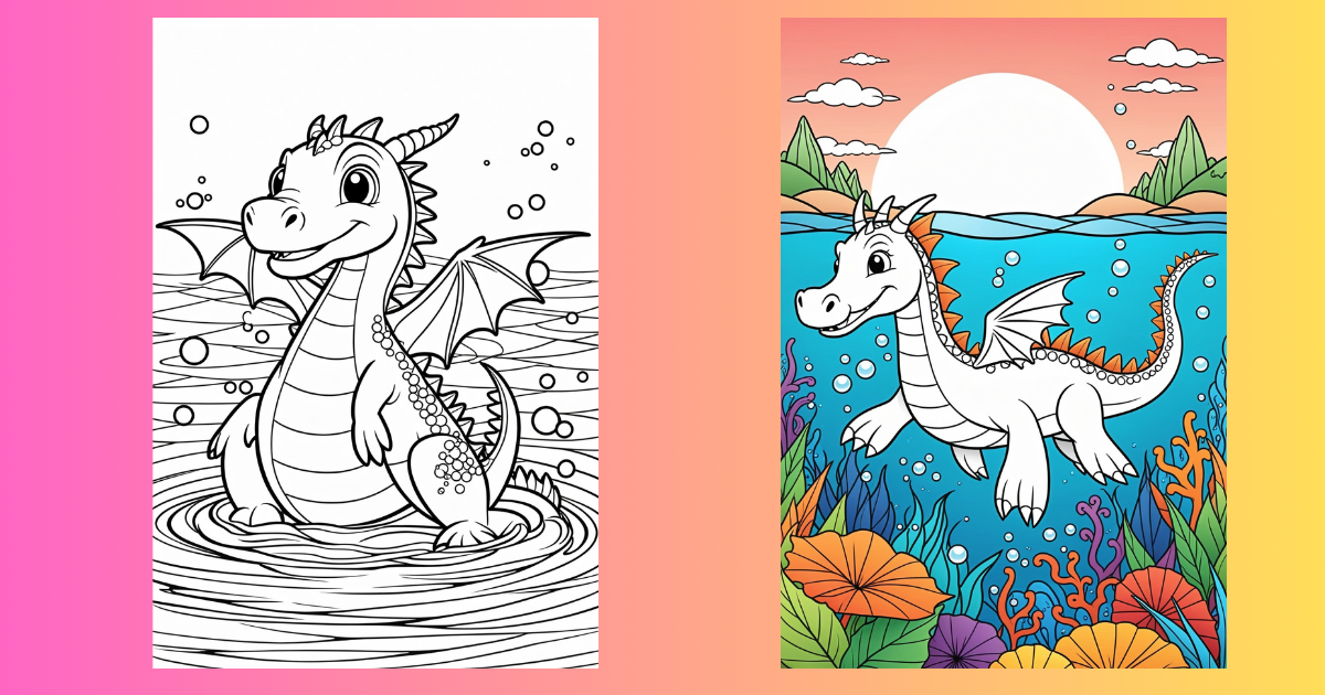 Dragon Coloring Book