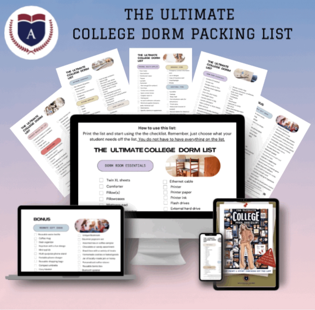 The ULTIMATE College Dorm Packing List