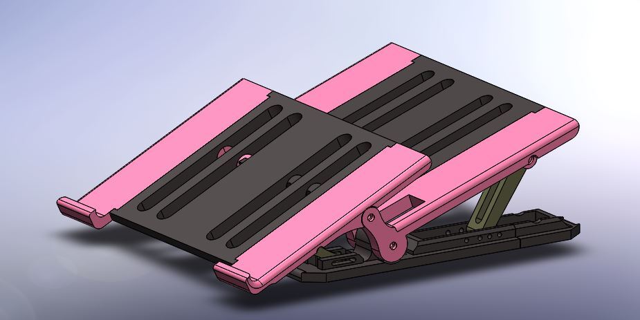 STAND HOLDER LAPTOP AND TABLET PEN DRAWING V.2 Free Part Solidworks