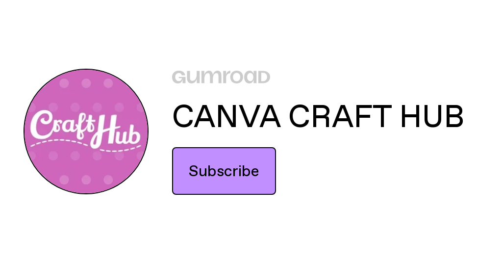 CANVA CRAFT HUB