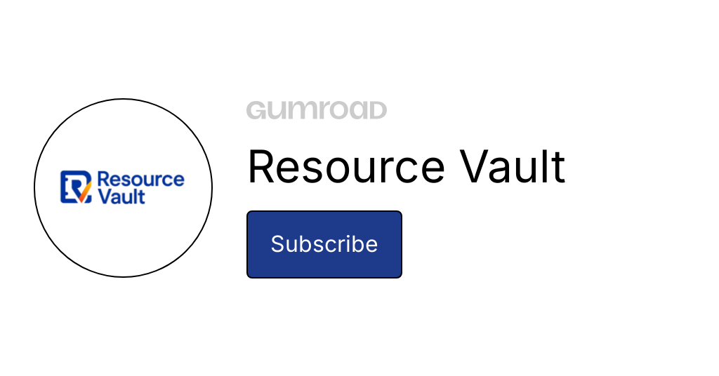 Resource Vault