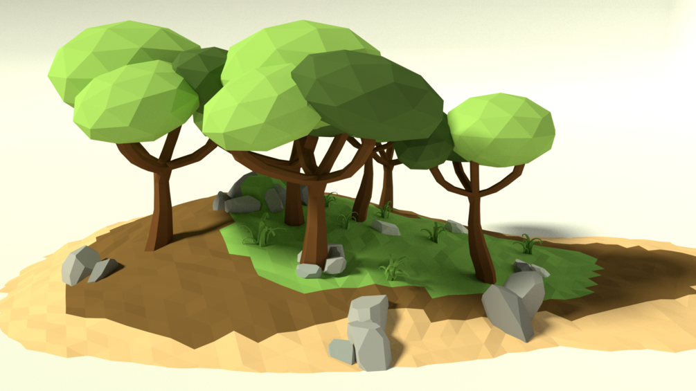 Low poly assets