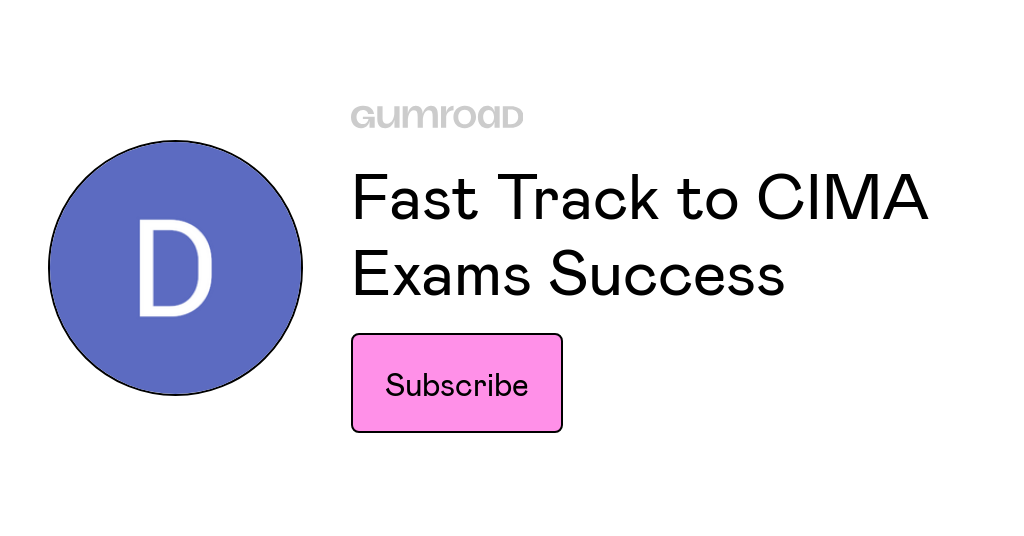 Fast Track to CIMA Exams Success