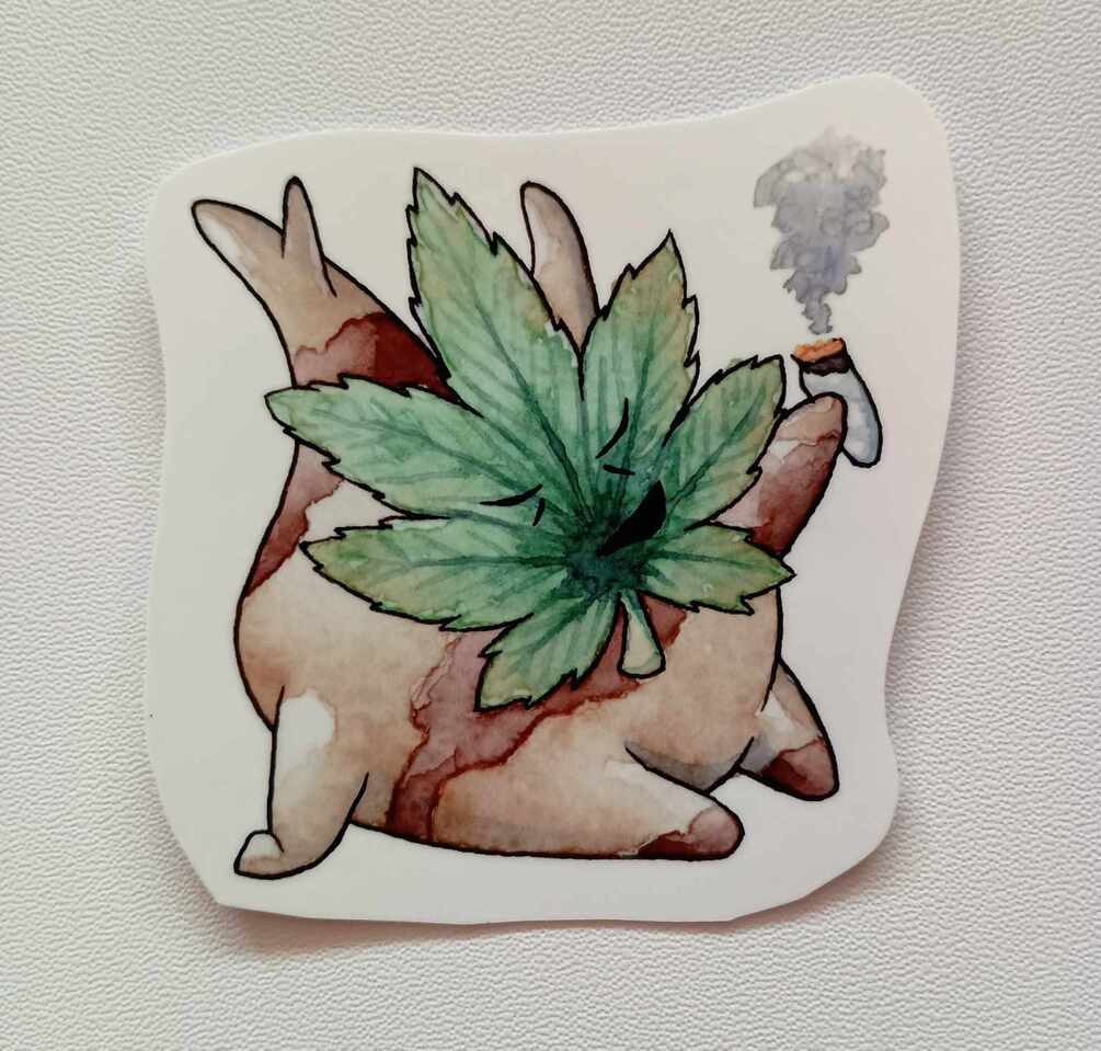 Stoned Korok Sticker