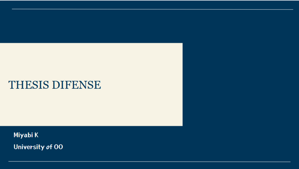 Academic Conference Slide Template