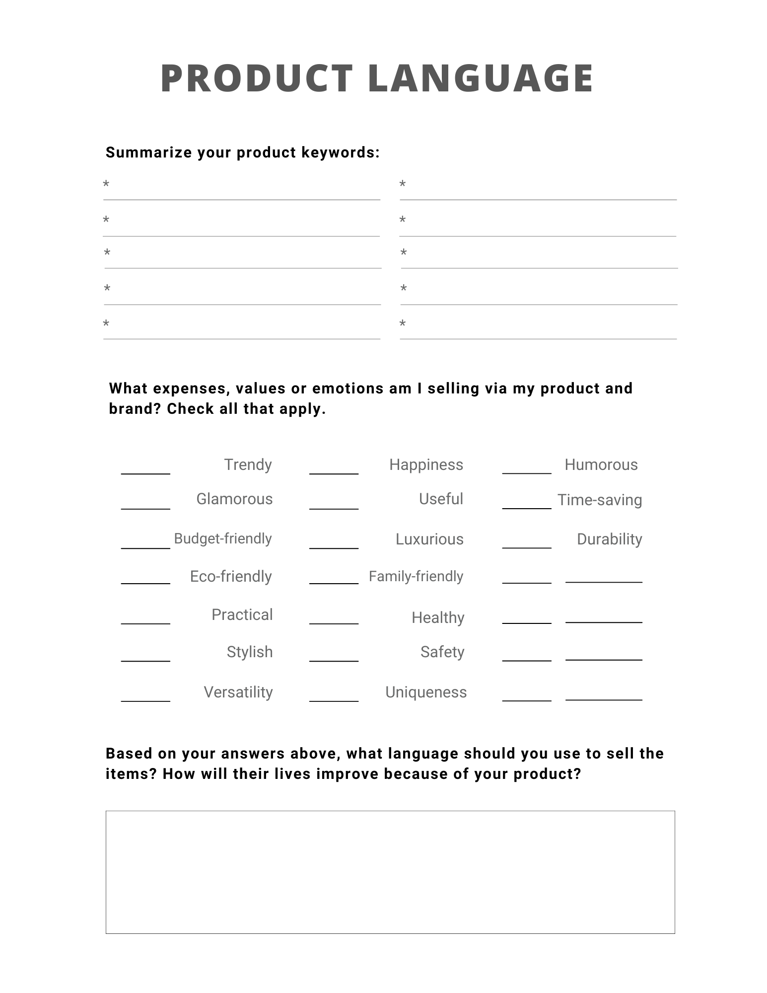 Digital Product Workbook | Editable & Printable Canva Template