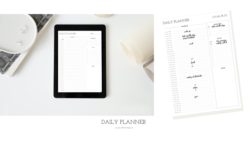 Daily Planner - Minimalistic