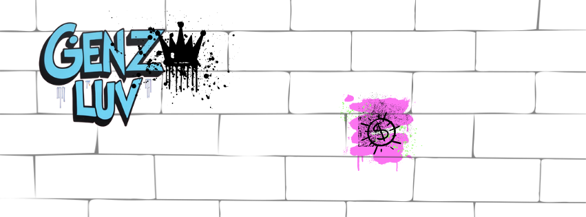 Gen Z Luv - Digital Graffiti Poster