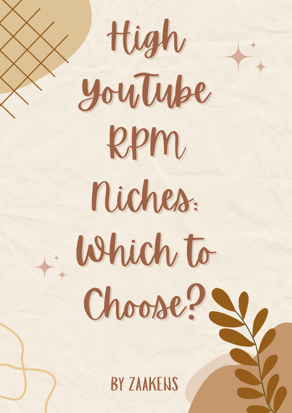 High YouTube RPM Niches: Which to Choose