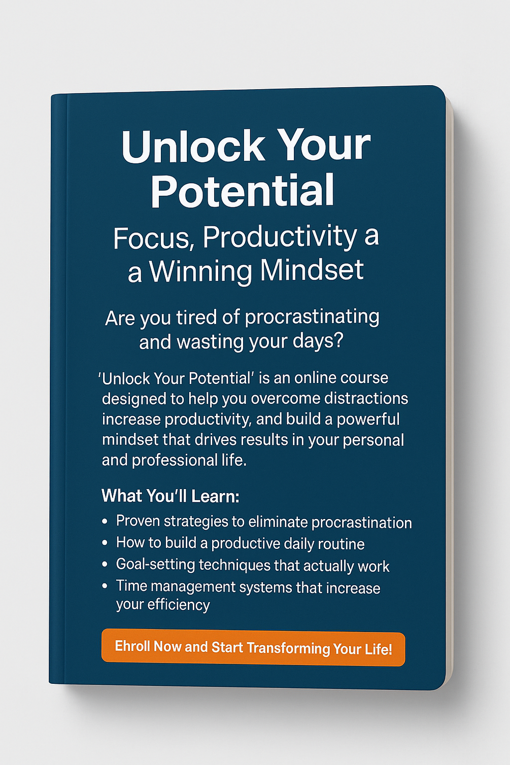 Unlock Your Potential: Focus, Productivity & a Winning Mindset