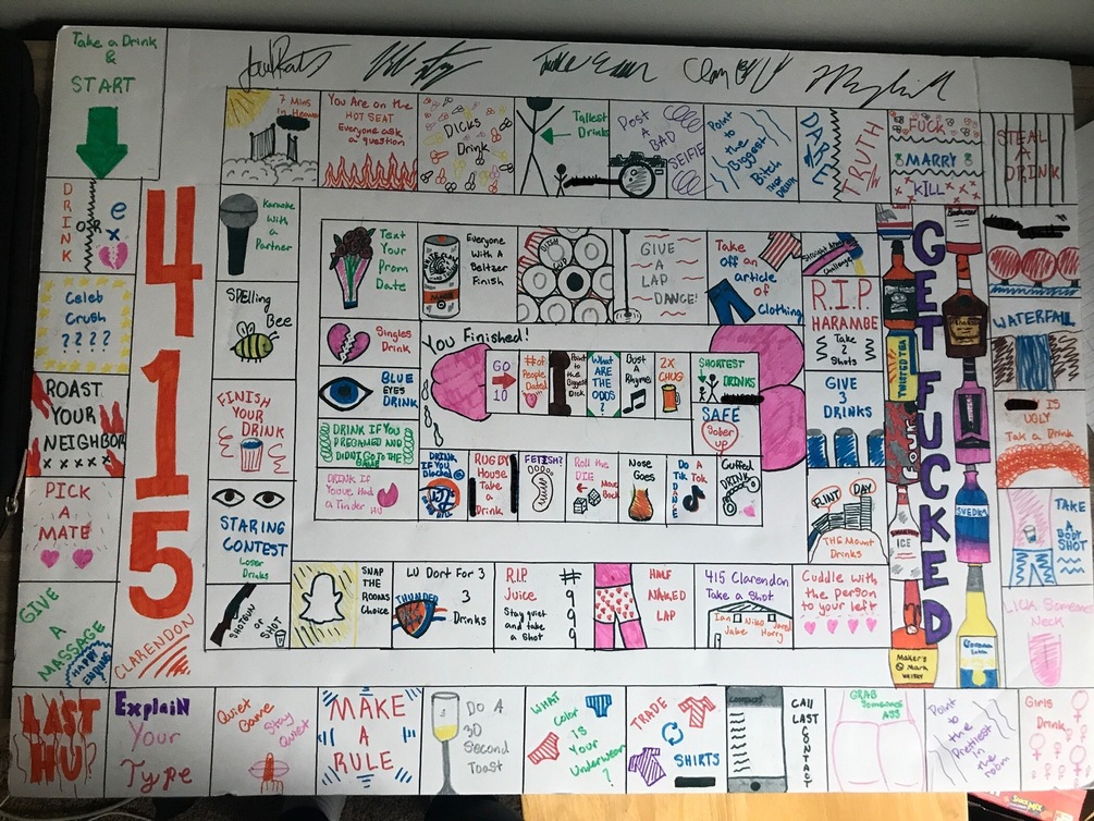 Handmade College Drinking Game