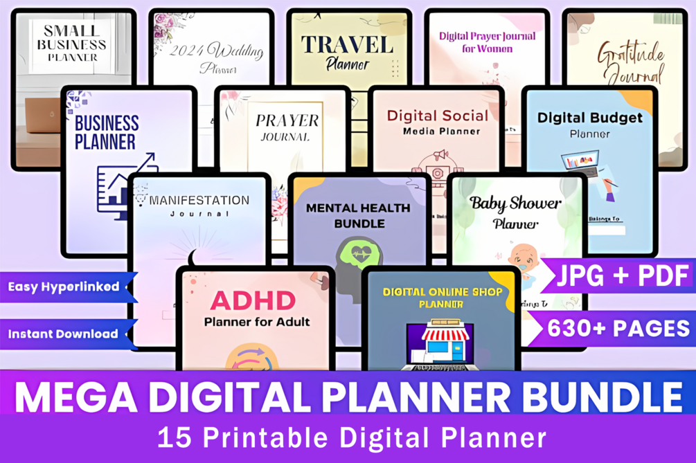 Mega Digital Planner Bundle