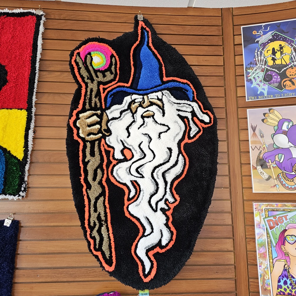 Wizard rug artwork
