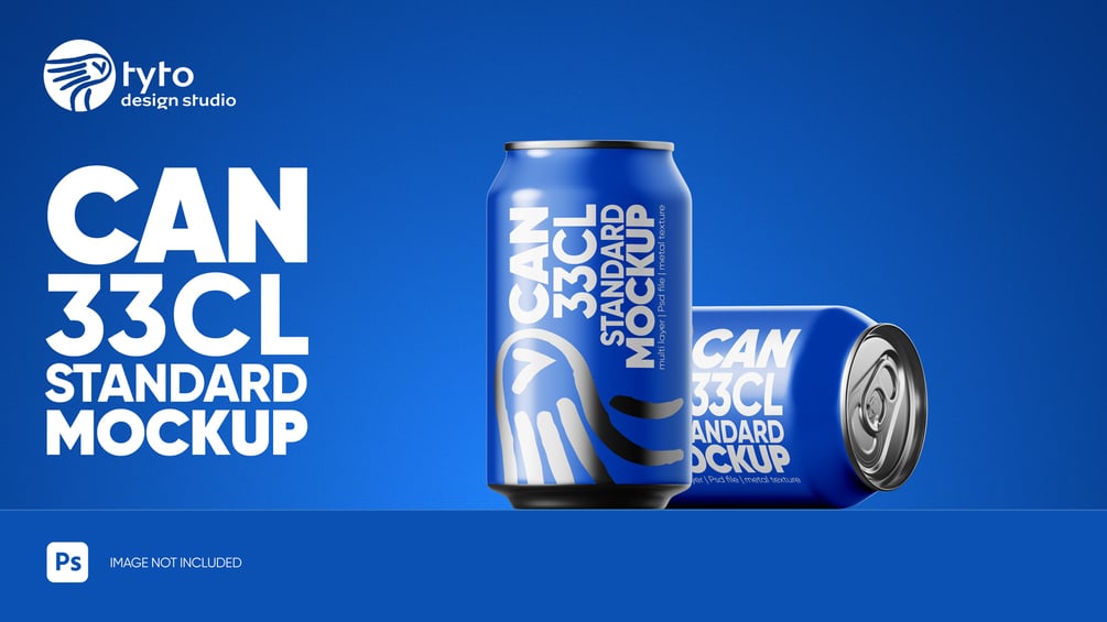 Can Mockup 33cl Straight