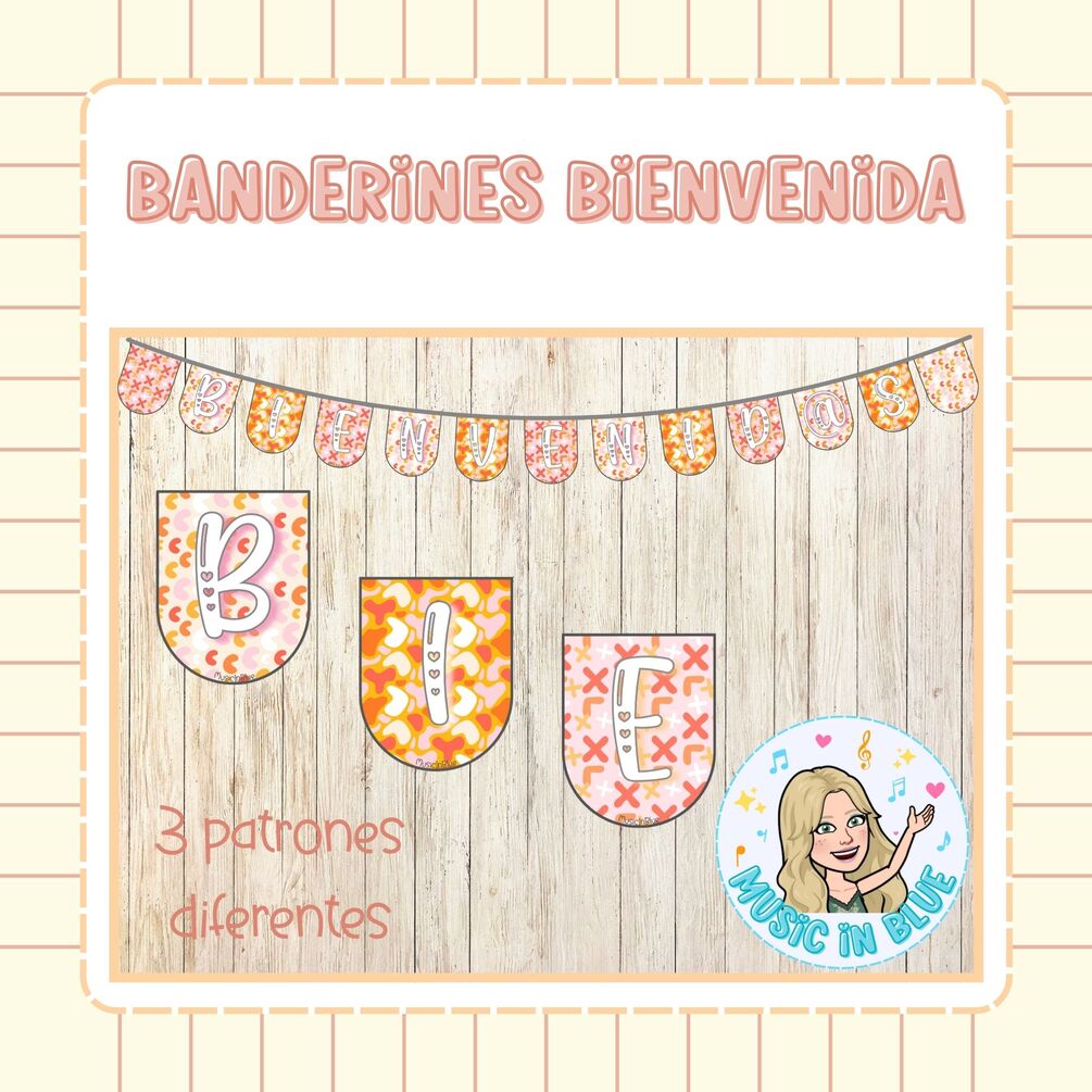 Banderines de bienvenida
