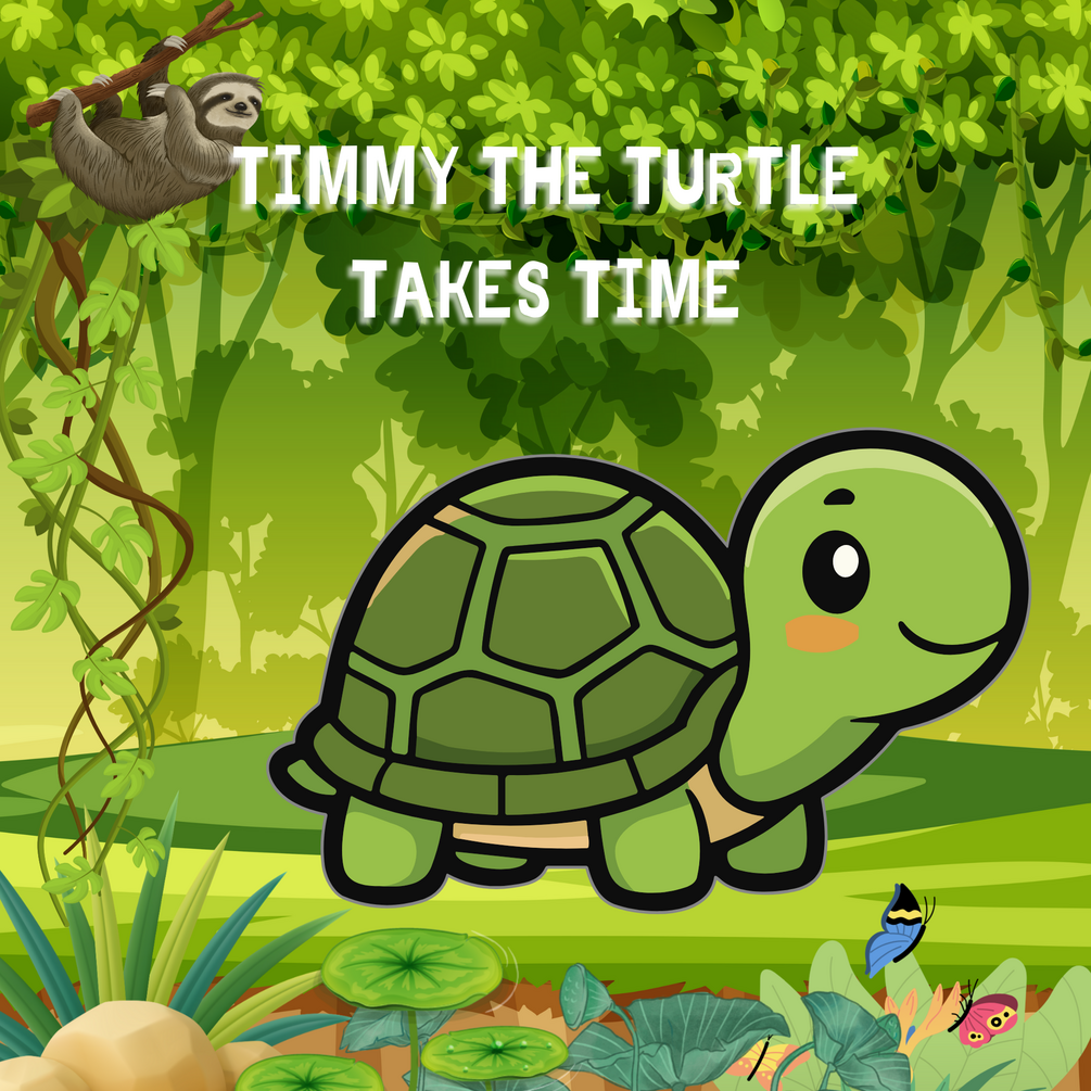 🐢 Timmy the Turtle Takes His Time A Short Moral Story for Kids (Ages 3–5)