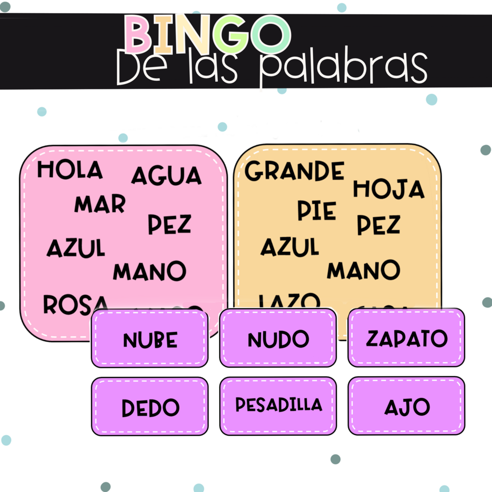 Bingo palabras