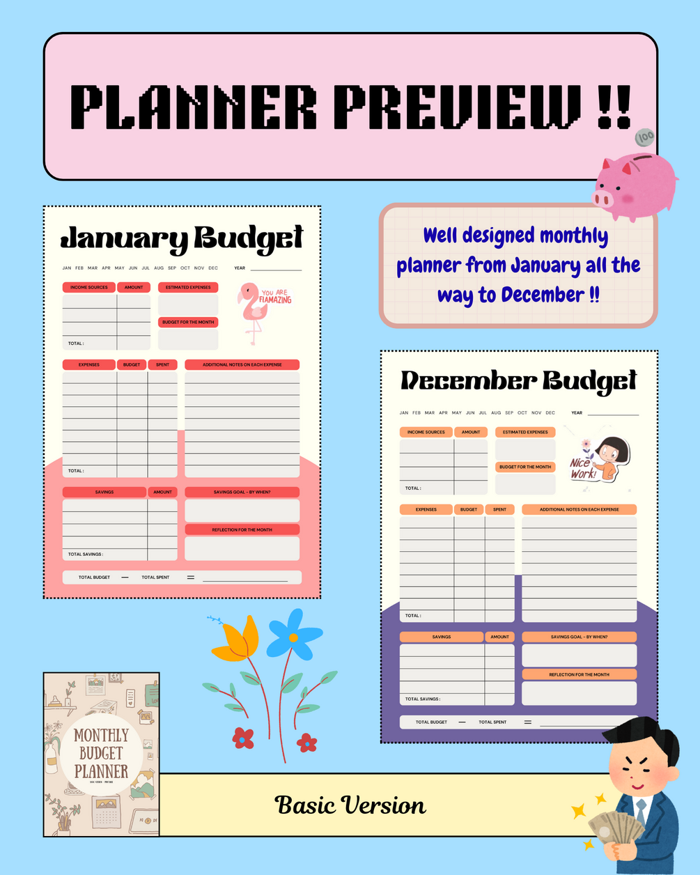 Budget Planner : Spend Wisely