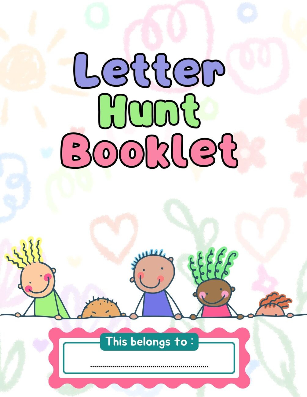 Letter Hunt Booklet