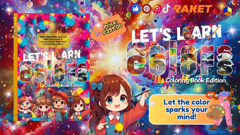 Let’s Learn Colors: Coloring Book Edition A4 Size Format Printable ...