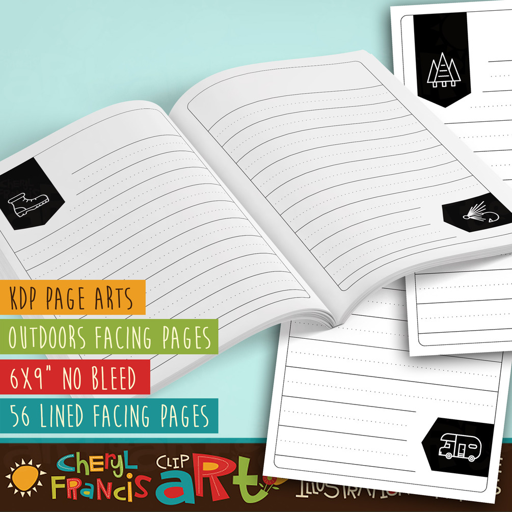 Outdoor Activities Facing Pages 6x9" No Bleed