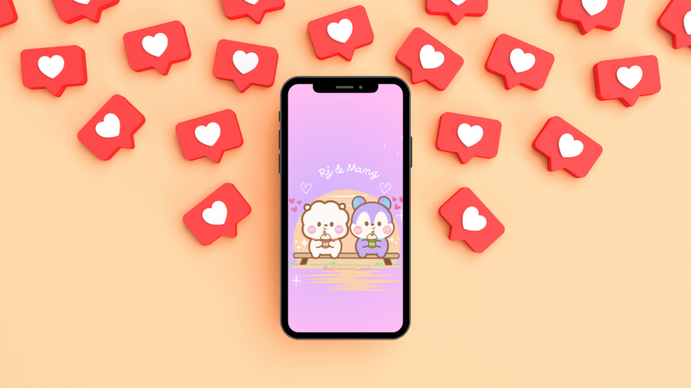 Cute RJ and Mang (2SEOK) Phone Wallpaper