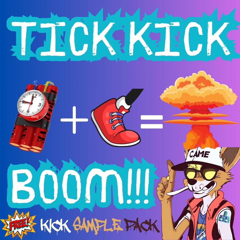 Tick...Kick...BOOM!!! Kick Drum Sample Pack