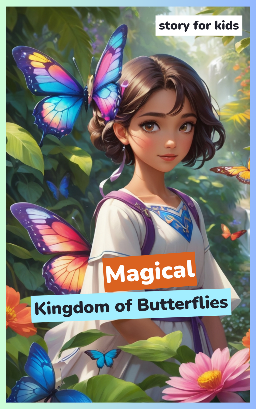 Magical Kingdom of Butterflies - Book Story for kids