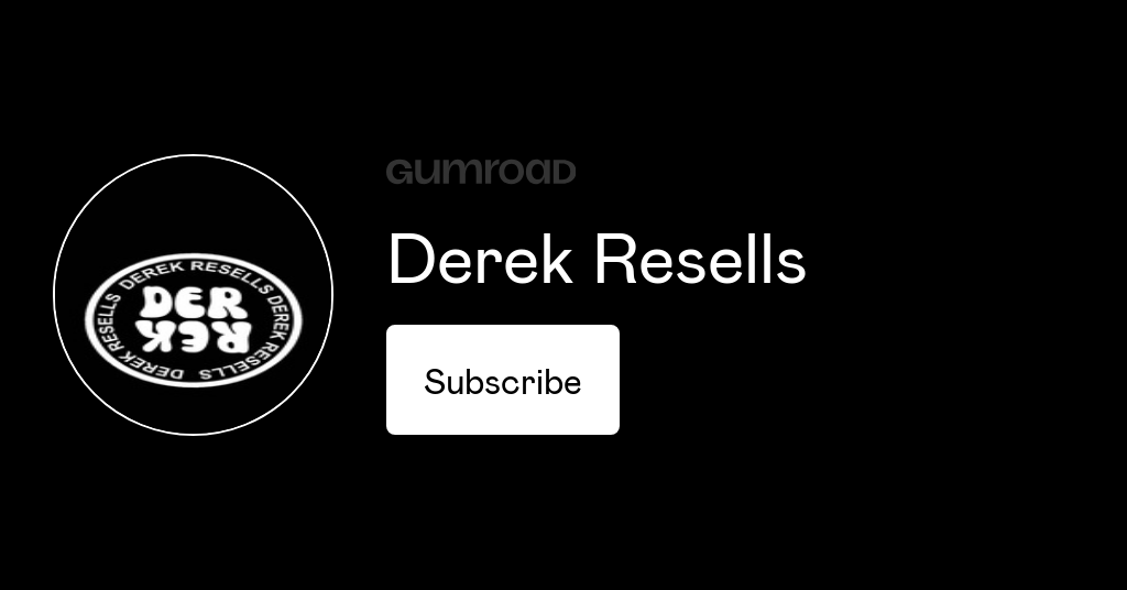 Derek Resells