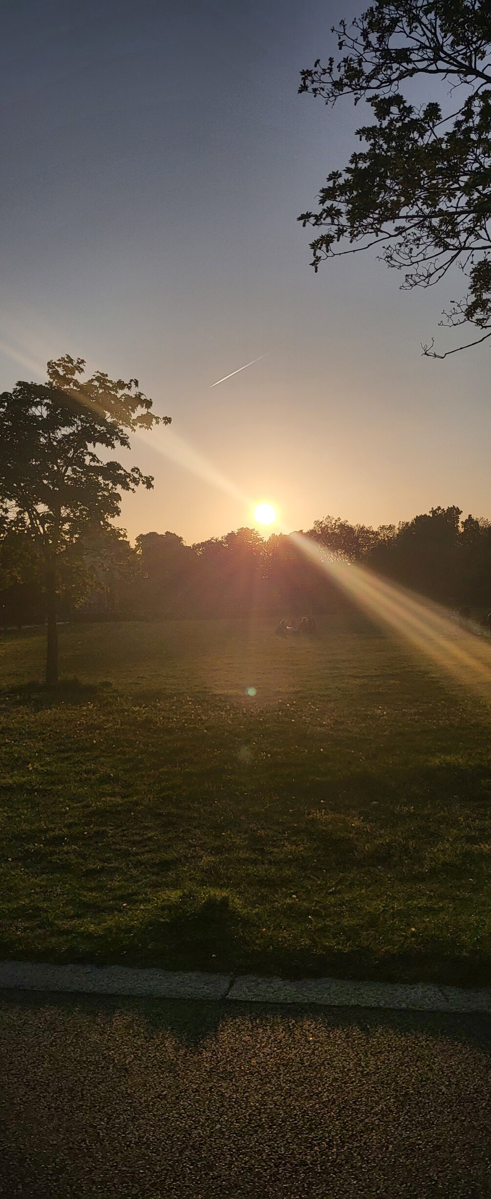 Beautiful Sunset at Park