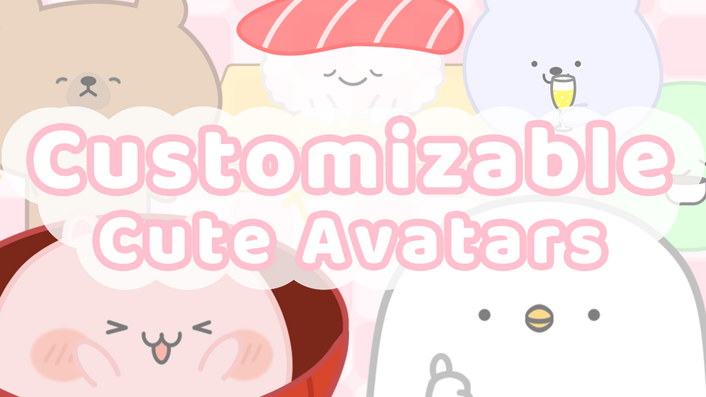 Customizable Kawaii Vtuber model - Fully Body/Fully rigged Live2D ...