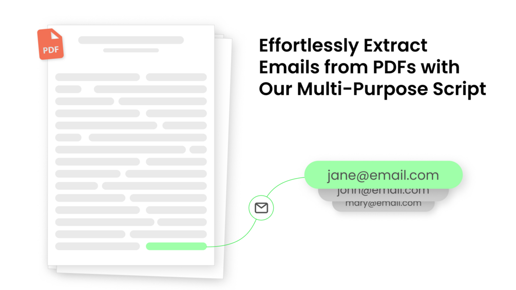 Effortlessly Extract Emails from PDFs with Our Multi-Purpose Script