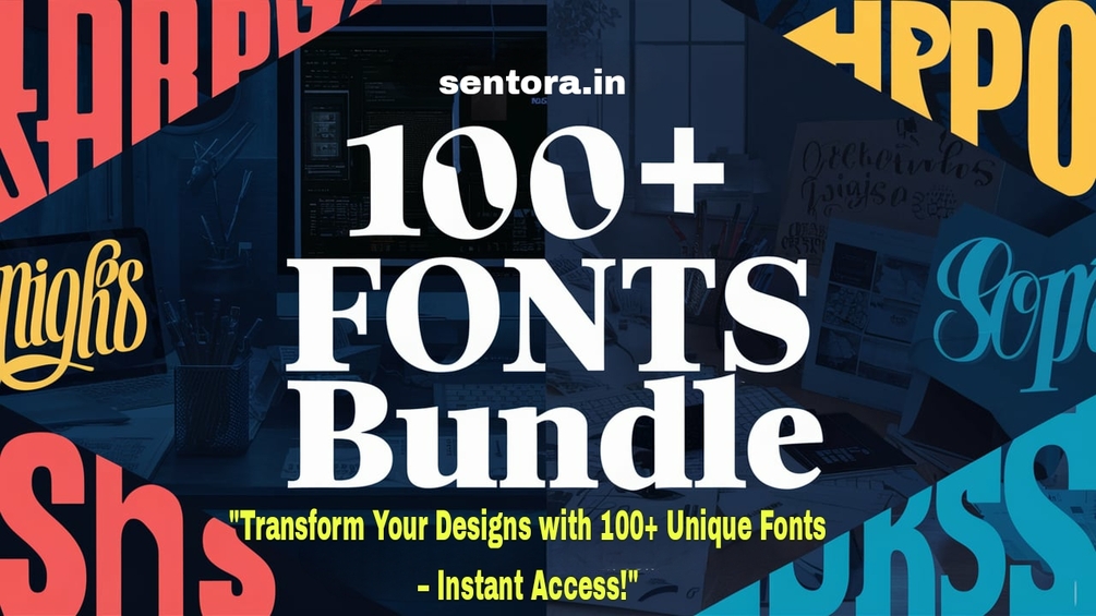 100+ Designer Fonts Collection