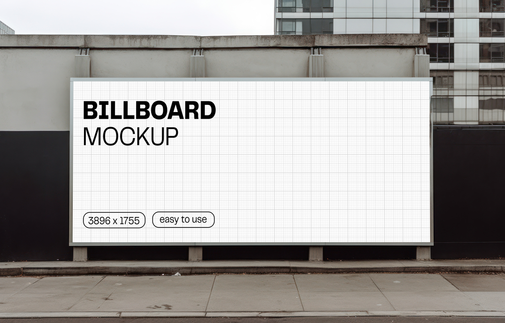 Urban Commercial Billboard Mockup / #709