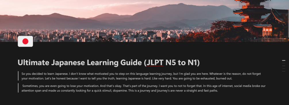 Ultimate Japanese Learning Guide (JLPT N5 to N1)