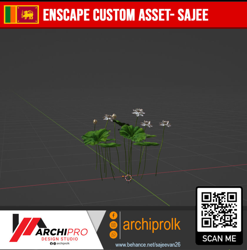 Lilly Plant_Enscape Proxy